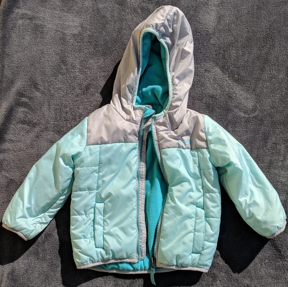 Champion | Jackets & Coats | Teal And Grey Toddler Winter Jacket | Poshmark